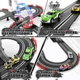 3 IN 1 Slot Car Race Track Sets with 4 High Speed Slot Cars, Electric ...