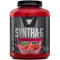 BSN Syntha-6 Edge Protein Powder Supplement, Strawberry Milkshake, 4.23 ...