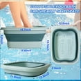 Other Cleaning Supplies Pool Foot Bath Tray Collapsible Foot Wash ...