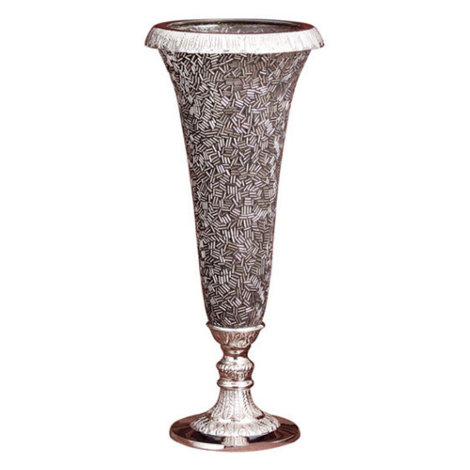 Godinger 12.5H in. Glitz Vase - Walmart.com