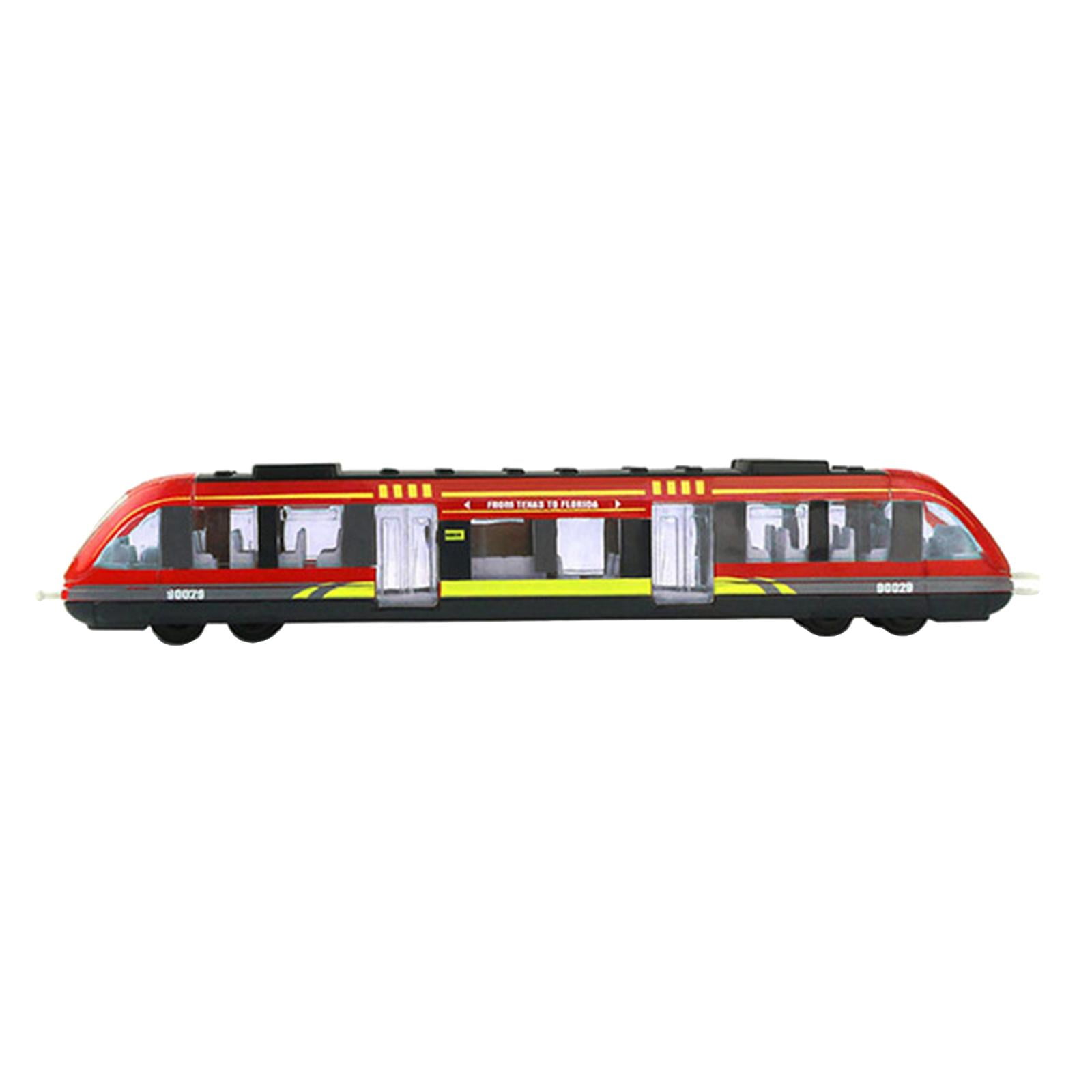 Diecast Train Toy Set High Train Pullback Model Gift for Kids Children ...