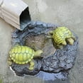 Esterno Resin Turtle Garden Rain Spout Block, Water Drain Gutter ...