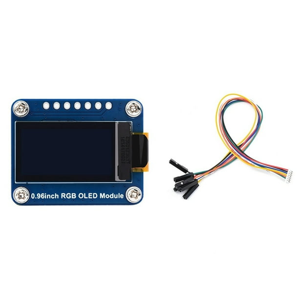 MóDulo de Pantalla OLED RGB de 0,96 Pulgadas, Interfaz SPI de ResolucióN 64X128 SSD1357 ...