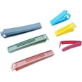 32 PCS Plastic Chip Clips for Food Packages, Curved Design Sealing Bag ...