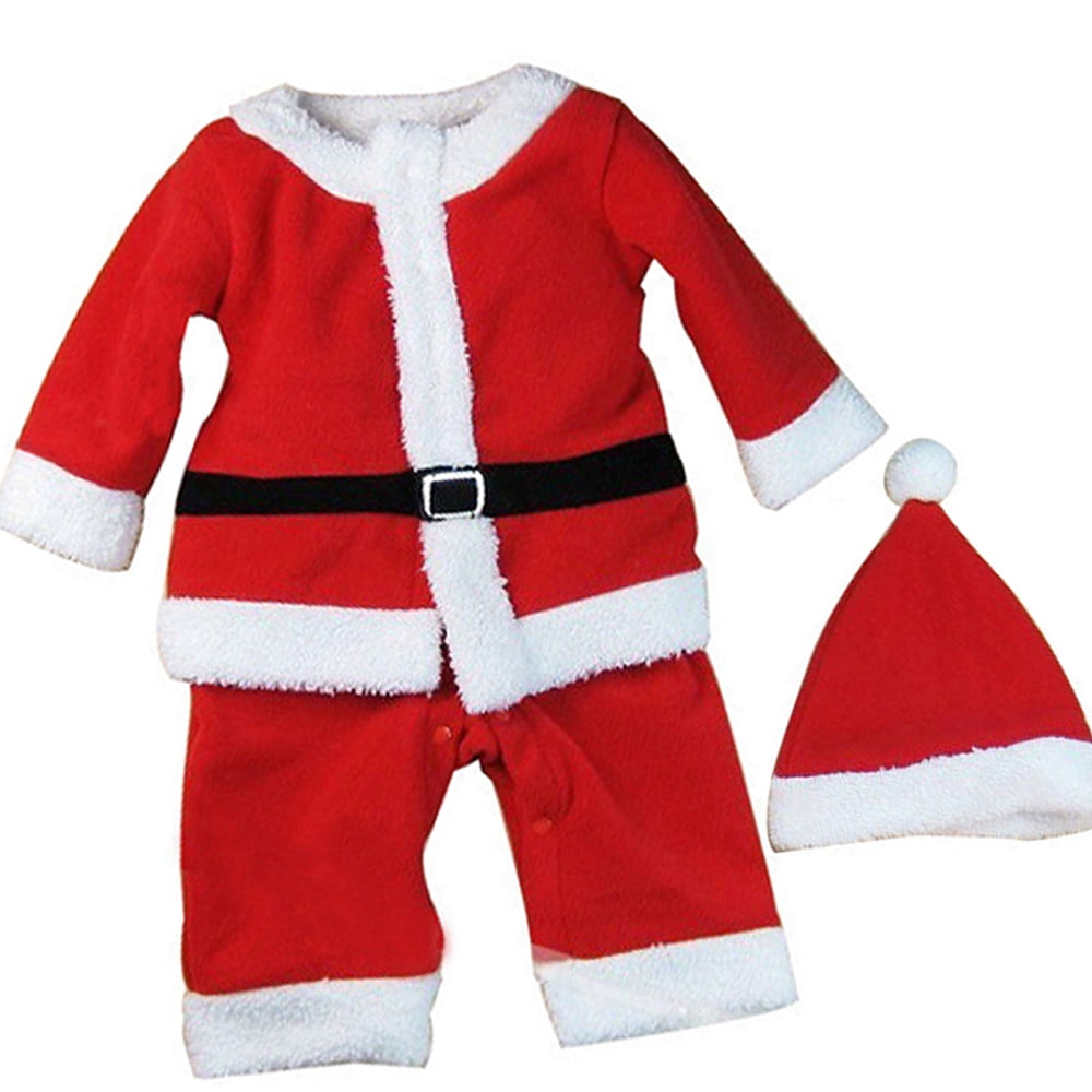 Buy HOTBEST Children's Santa Suit Christmas Costume,Kids Christmas ...