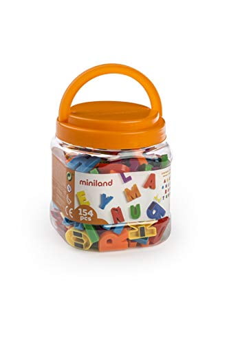 Magnetic Letters & Words Miniland 50.97922 Jumbo 74 Magnetic Capital ...