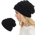 Breathable Acrylic Winter Hats for Women Warm Caps Soft Cable Knit Caps ...