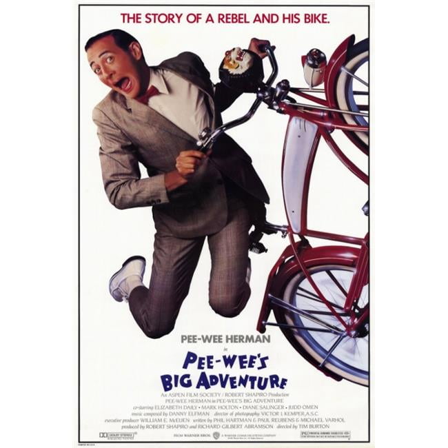 Posterazzi Pee Wees Big Adventure Movie Poster - 27 x 40 in. - Walmart.com