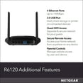 NETGEAR - AC1200 Wireless Internet Router, 1.2Gbps, Nighthawk Home WiFi ...
