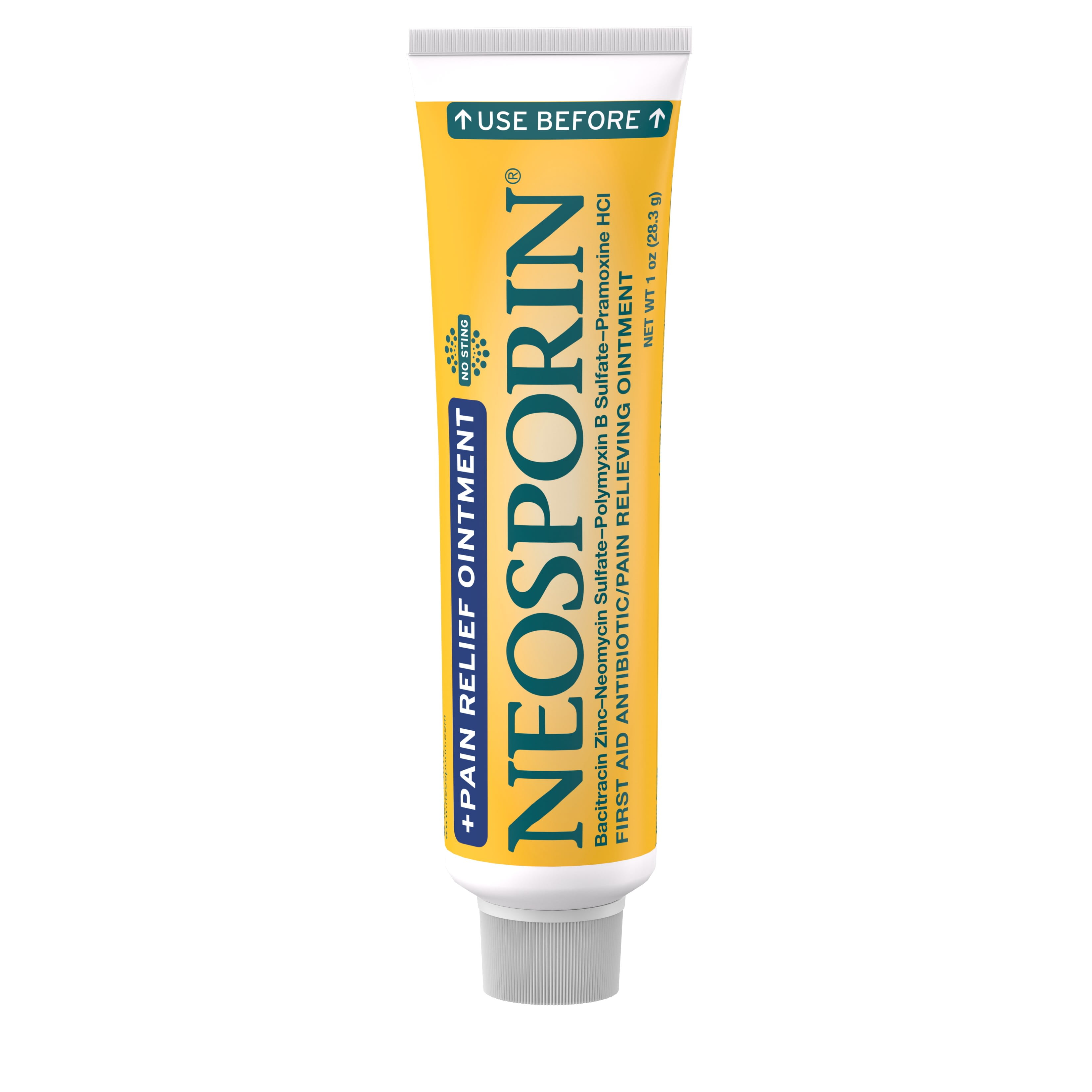 Neosporin + Pain Relief Dual Action Topical Antibiotic Ointment, 1 oz ...