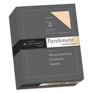Free Shipping! Southworth Parchment Specialty Paper 24 lb, 8.5 x 11 ...