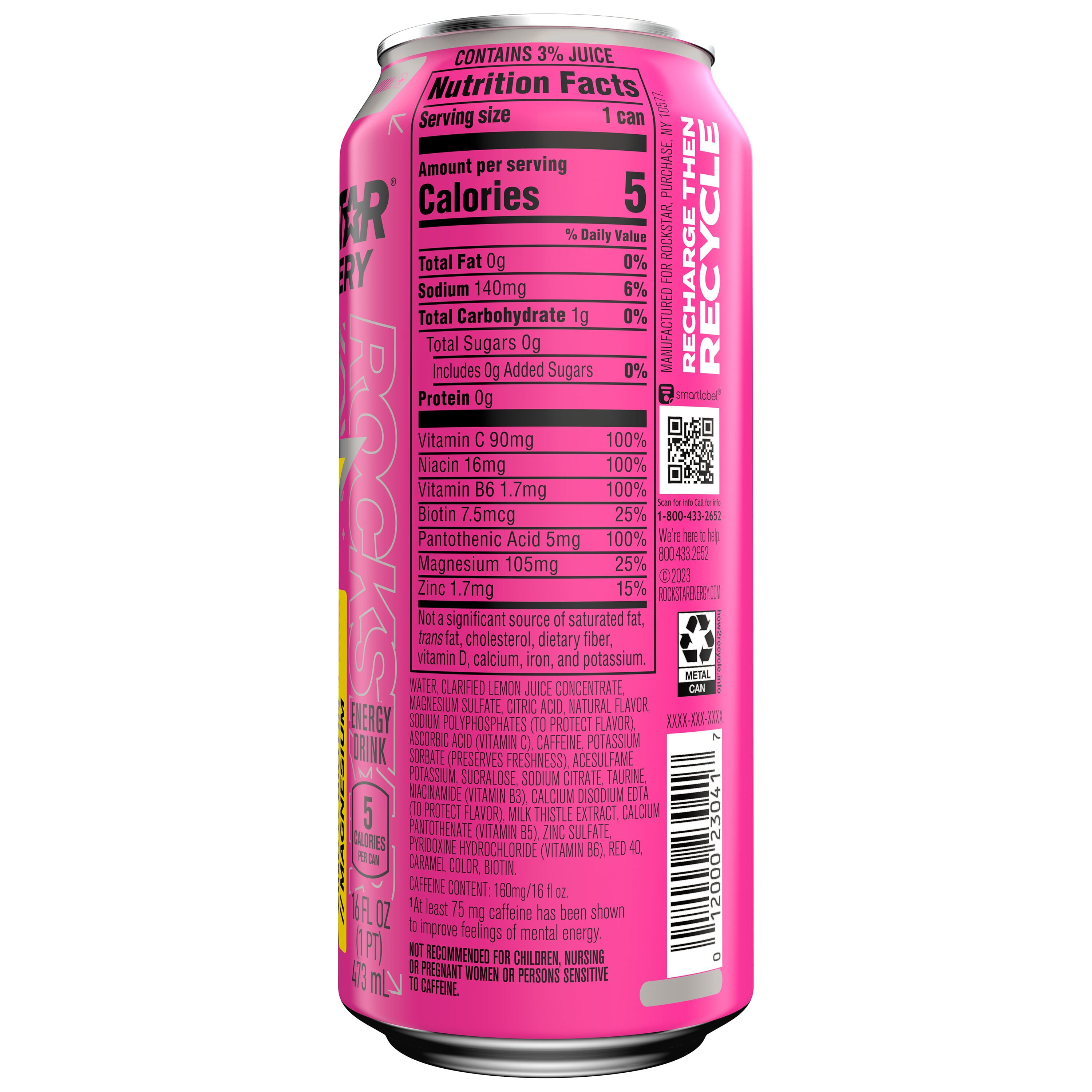 Rockstar Recovery Raspberry Lemonade Energy Drink, Nepal | Ubuy