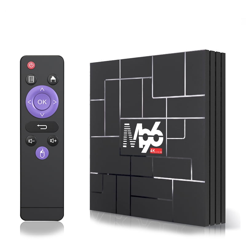 Wifi TV Set-Top Box Android 9.0 Network Player RK3318 + 4G + 64G + 2.4 ...