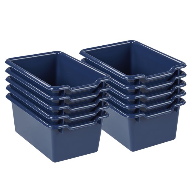 Scoop Front Storage Bins - Navy - Walmart.com