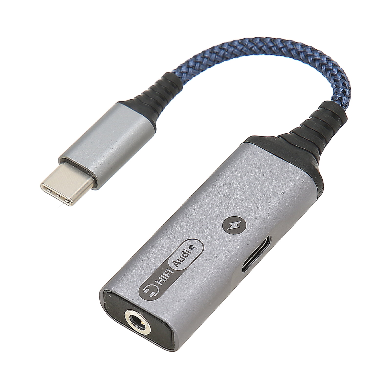 Adaptador de carga y audio tipo Cto, adaptador de audio USB C a USB Cto de 3,5 mm Adaptador de ...