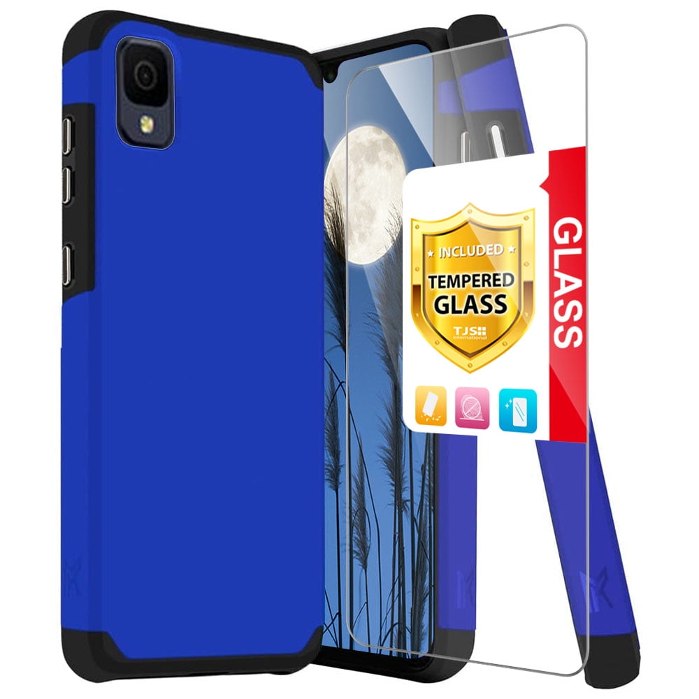 TJS for TCL 30 Z (T602DL) | TCL 30 LE Phone Case, with Tempered Glass ...