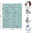 30x40 Inch Flannel Fleece Blanket for Men, Women & Kids, Soft ...