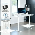 Free Shipping! VIVO Electric 71” x 30” Stand Up Desk Workstation, White ...