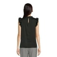 Nine.Eight Women's High Neck Ruffle Blouse - Walmart.com