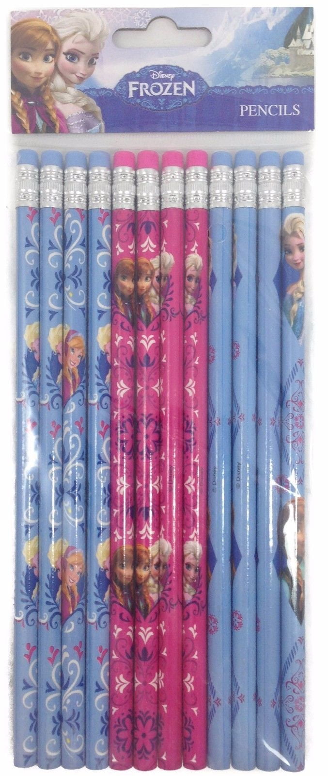 Disney Princess Frozen Character Authentic Licensed 24 Wood Pencils ...