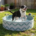 Dog Pool for Small Dogs, Kiddie Pool Hard Plastic Dog Swimming Pool ...