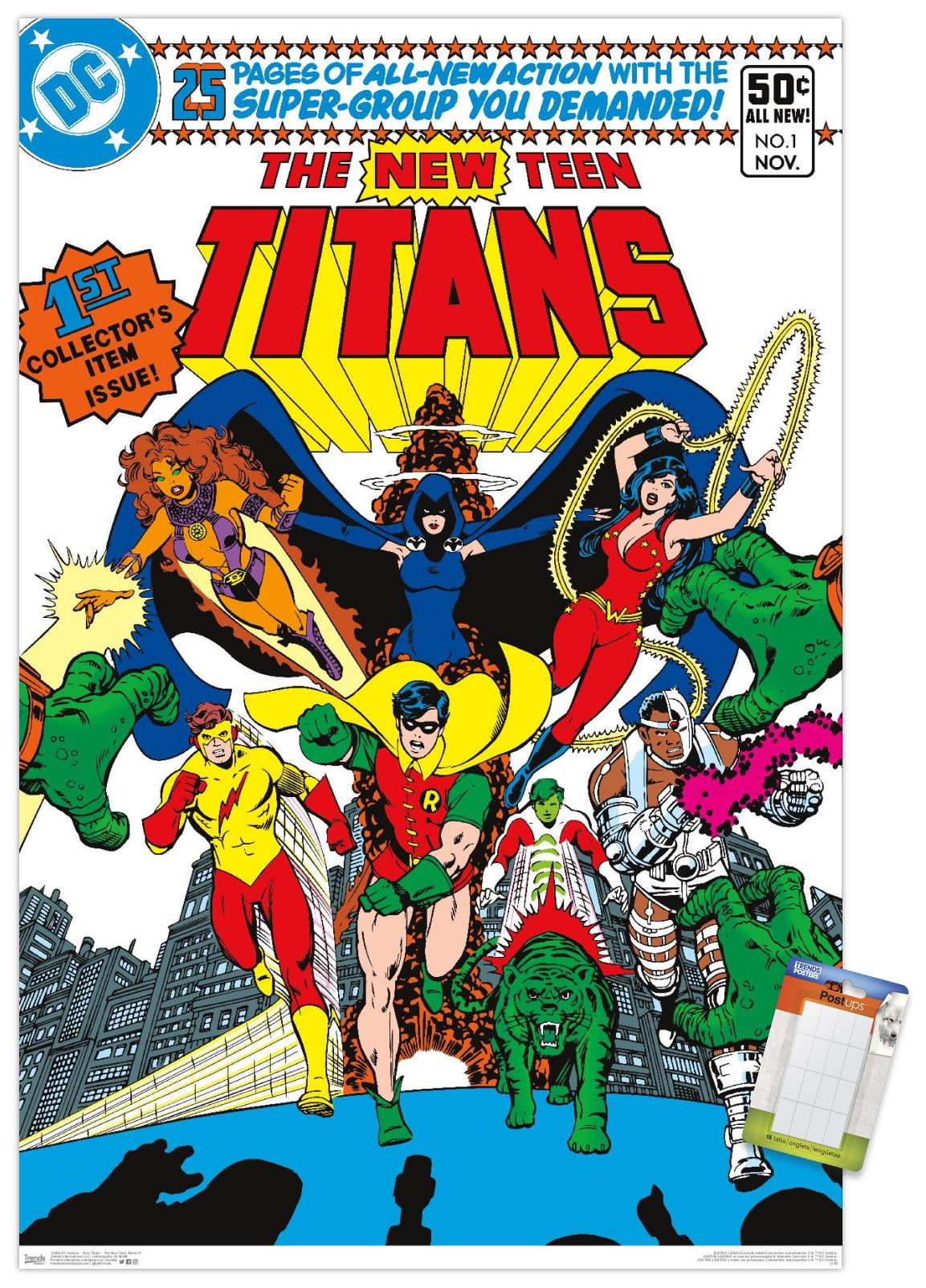 DC Comics - Teen Titans - The New Teen Titans #1 Premium Poster and ...