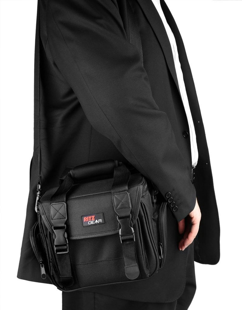 Ritz Gear™ Deluxe SLR Gadget Bag / Video Padded Carrying Case RGSLRB ...