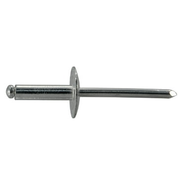 Mill Pop Rivets 3/16" Tri-Fold Large Head Aluminum Mandrel .040 - .354 ...