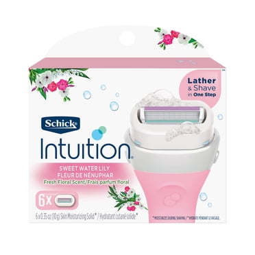 Schick Intuition Revitalizing Moisture Women's Razor Refills, 3 Count ...