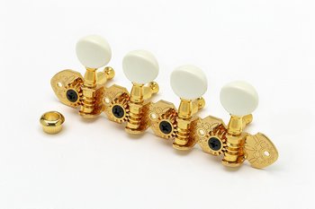 Allparts A-Style 4x4 Tuning Key Set Gold - Walmart.com