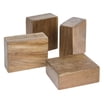 HUBERT Display Riser Square Mango Wood Table Riser - 8 2/3"L x 8 2/3"W ...