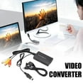 AV to HDMI Converter, Analog CVBS S-Video to 1080p Adapter for HDTV DVD ...