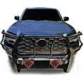 Black Horse RUGGED Heavy Duty Grille Brush Bumper Guard Modular Black ...