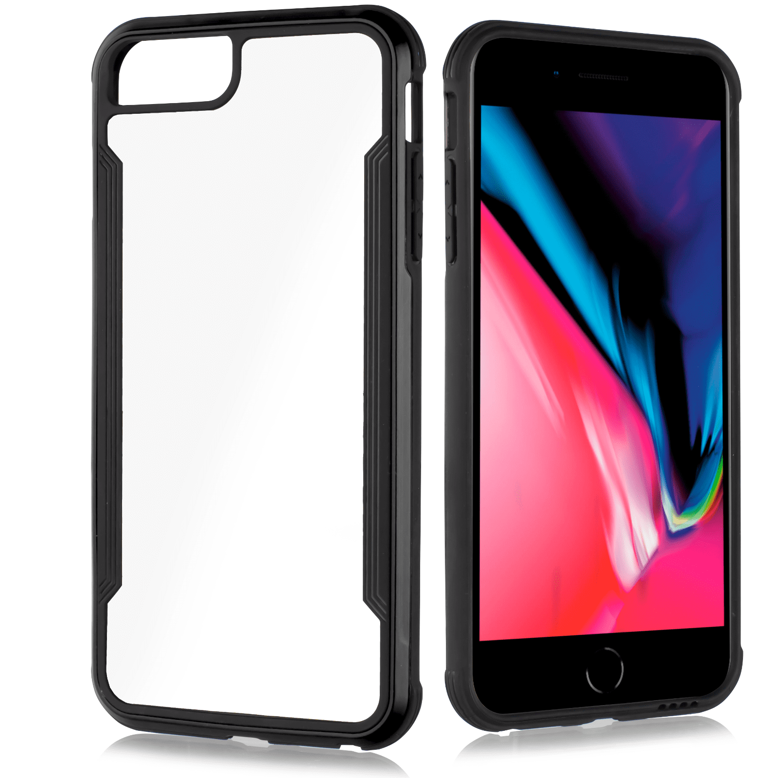 for Hard Bumper TPU Transparent Protector Clear Color Case for iPhone 7 ...
