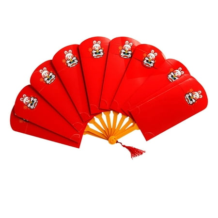 Chinese Red Envelopes Red Packet red Packet Fan Shape Supplies for ...