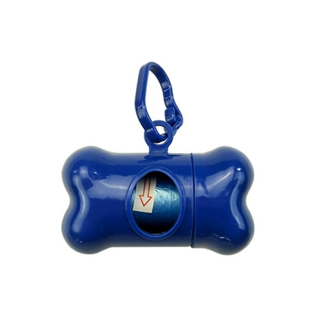 Cute Pet Dog Poop Holder Rubbish Bags Case Bone Shape Garbage Dispenser ...
