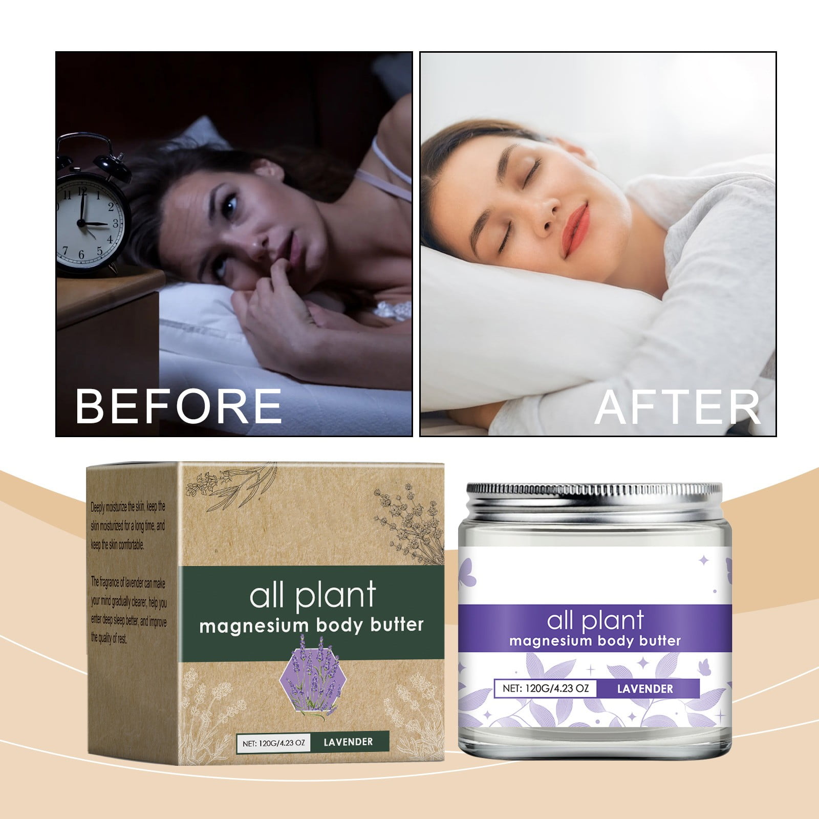 Perfume Magnesium Sleep, Body Butter Magnesium Body Butter, Nighttime ...