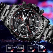 New Design Hollow See-Through Transparent Open Face Man Woman Quartz ...