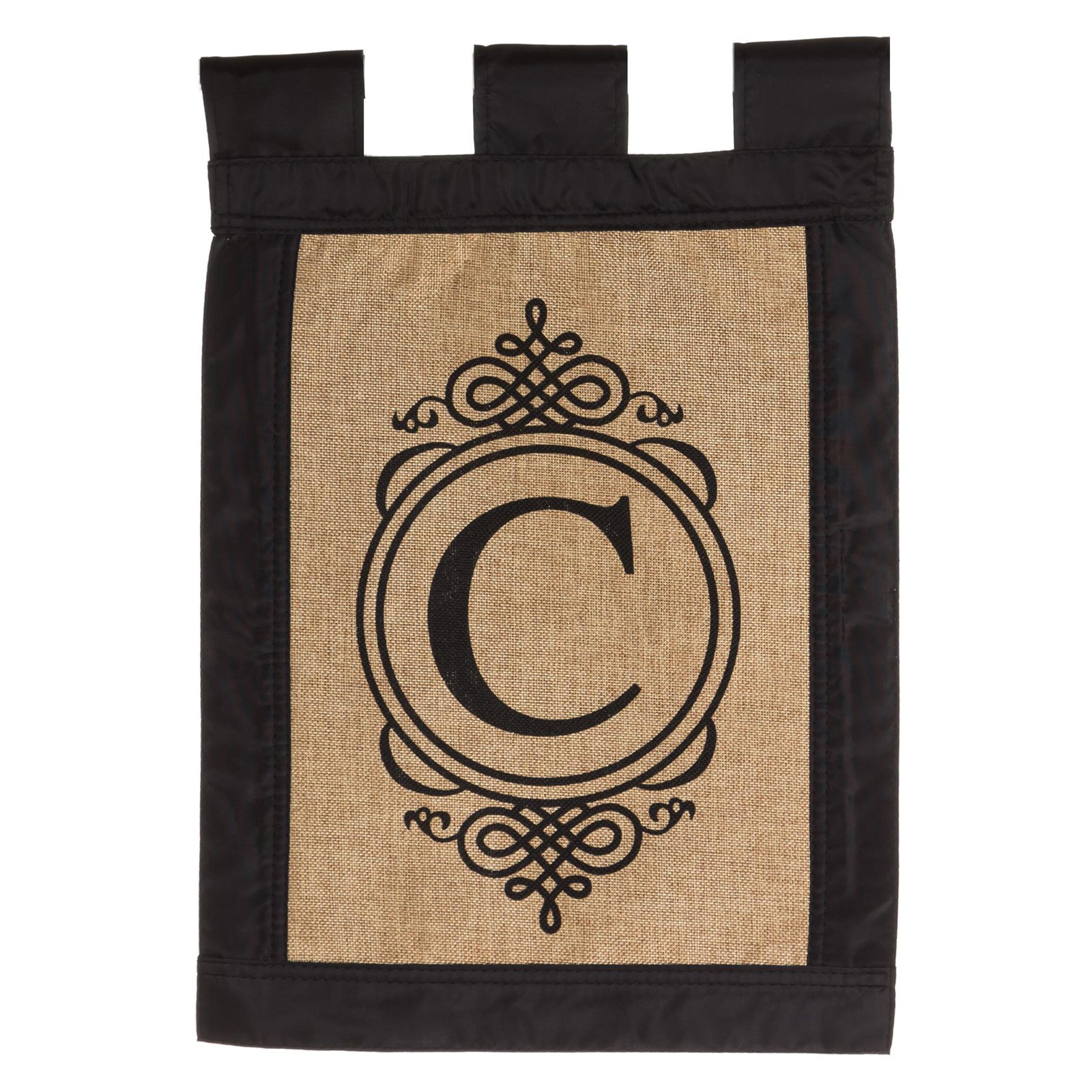 Evergreen Enterprises Burlap Monogram Garden Flag - Walmart.com