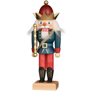Jeco Large Functional Solid Wood Hand Painted Crafted Nutcracker in ...