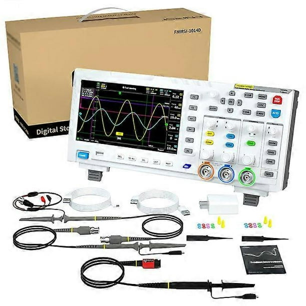 Osciloscopio digital Generador de señales de entrada de canal doble 1GSa/S 100 MHz* Ancho de ...