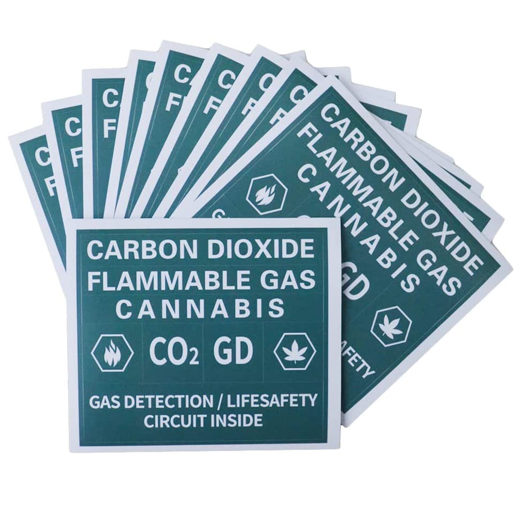 10 Sheets Carbon Dioxide ELOCK-GD Gas Detection Life Safety Circuit ...
