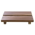 HUBERT Wood Pallet Display Riser Rectangular - 15"L x 12"W x 2 1/2"H ...