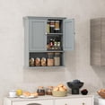GOFLAME Bathroom Wall Cabinet, Space Saving Wall Mounted Medicine ...