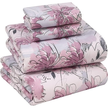 Brielle Home Printed Percale Sheet Set - Walmart.com