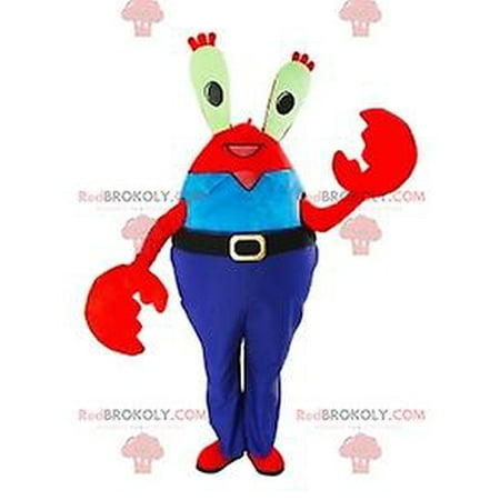 Mascot REDBROKOLY.COM of Captain Krabs, the crab, SpongeBob SquarePants ...