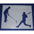 Sports Stencils- 3 Piece Set -14 Mil Mylar - Walmart.com