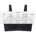 ATOYSOY Wireless Bras for Women No Underwire Wide Strap Lace Banding V ...