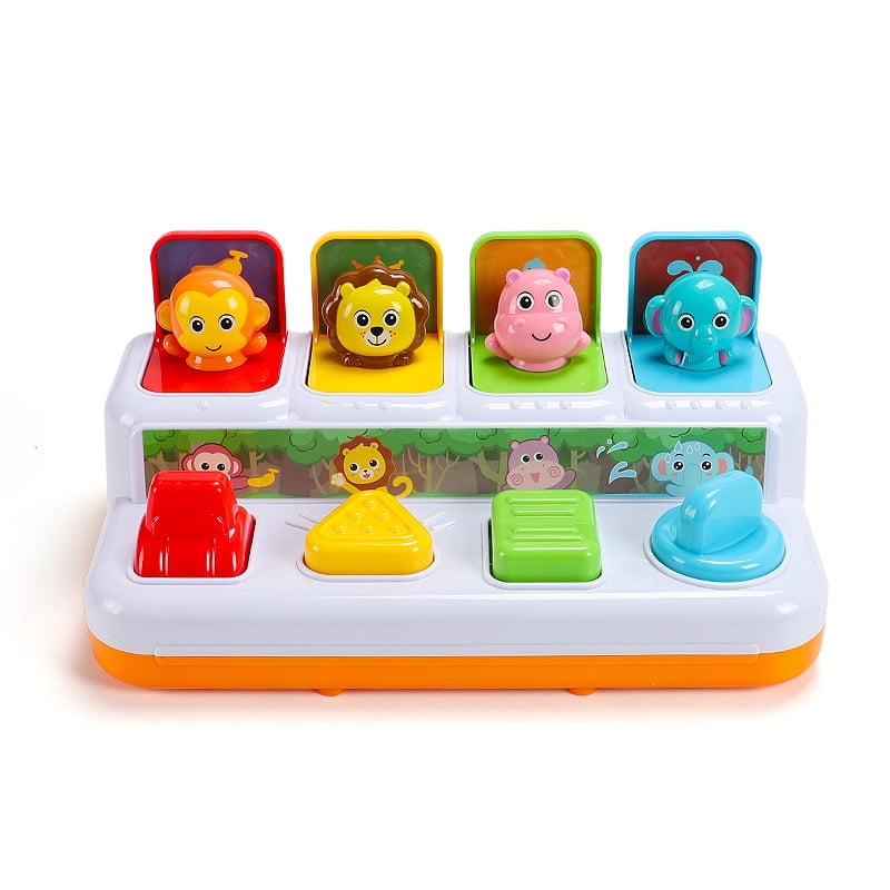 Buy Pop-up Activity Toy for Babies and Toddlers Color Sorting Animal ...