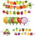 Cute Sensory Fruit Birthday Decorations for 1st Baby Birthday Party ...